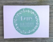 Popular items for rustic birthday card on Etsy
