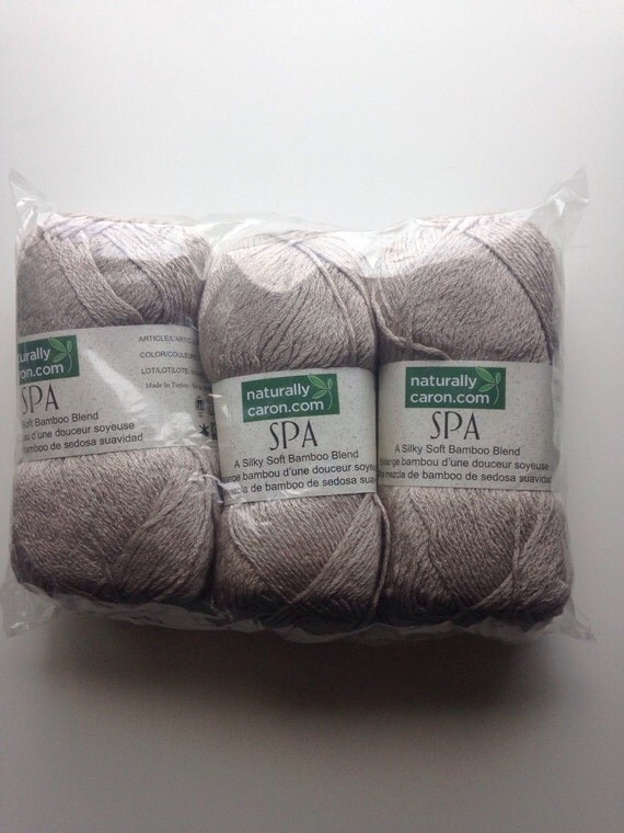 Naturally Caron Spa yarn Misty Taupe