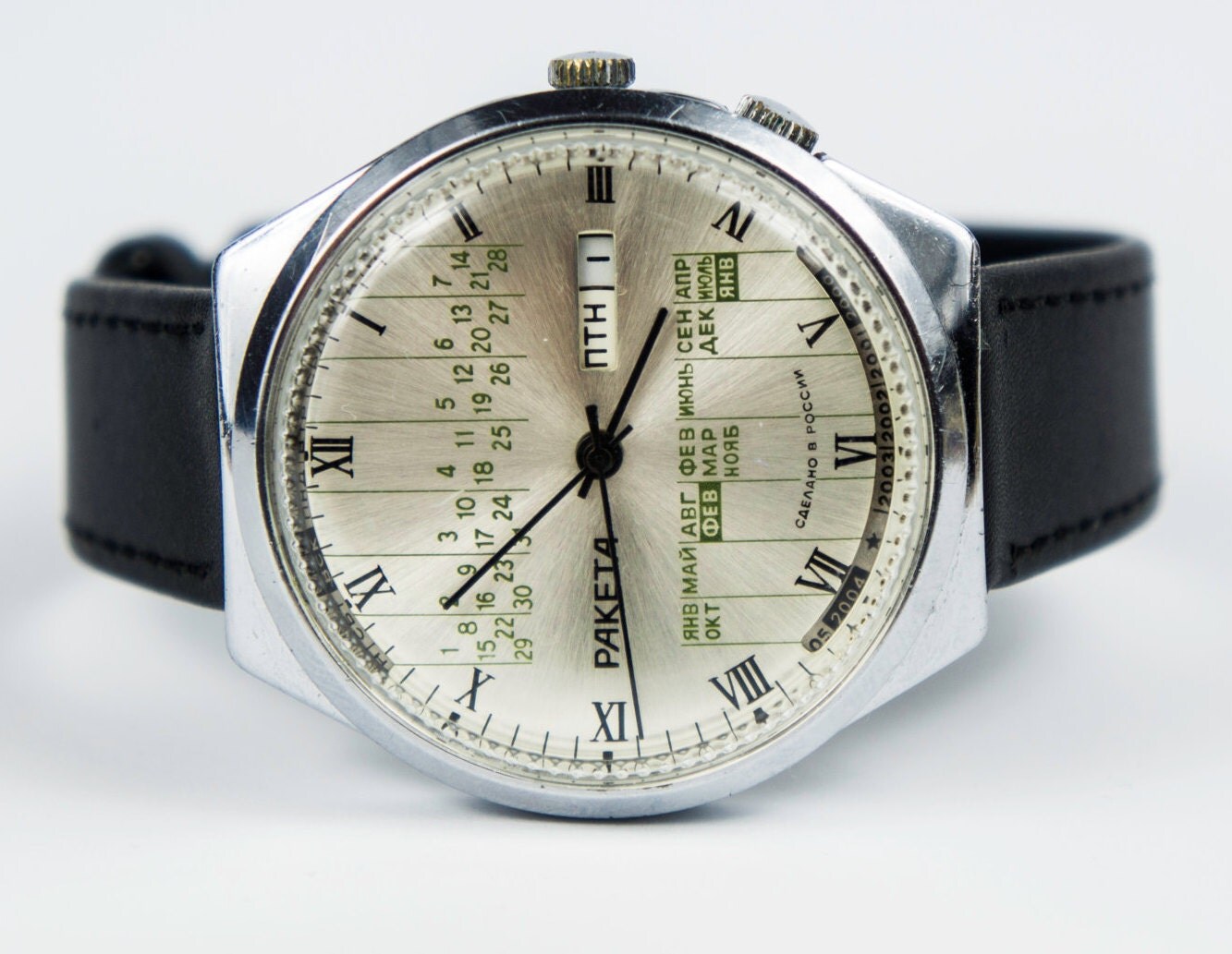 Vintage men’s watch “ROCKET” (Raketa) atom . mechanical Soviet ...