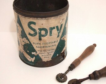Shortening tin | Etsy