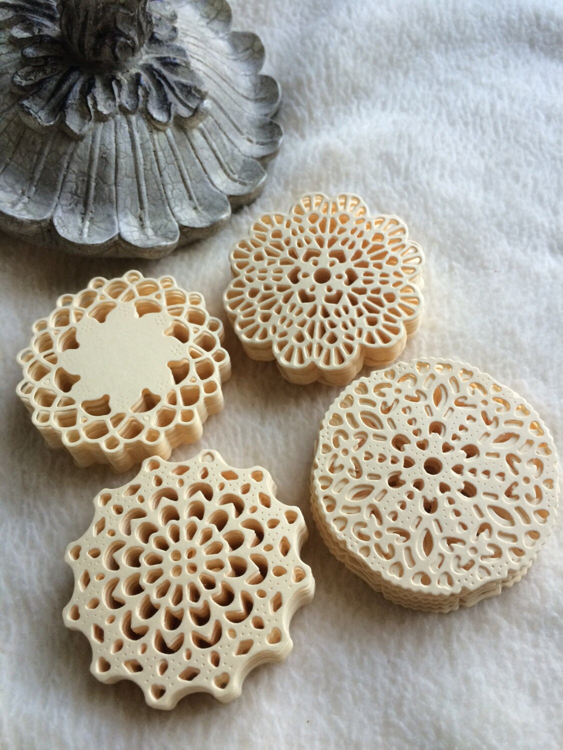 Mini Paper Doilies...100 Piece Set of Very Cute and Adorable