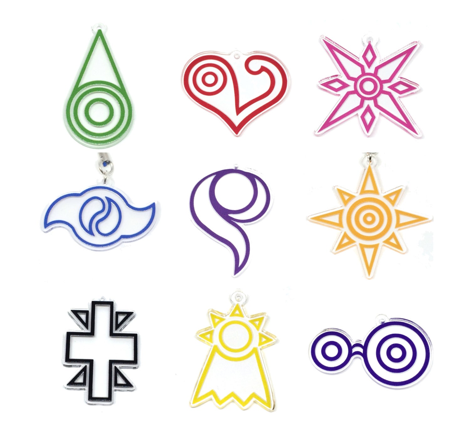 Double Sided Digimon Crest Symbol Friendship Courage Sincerity