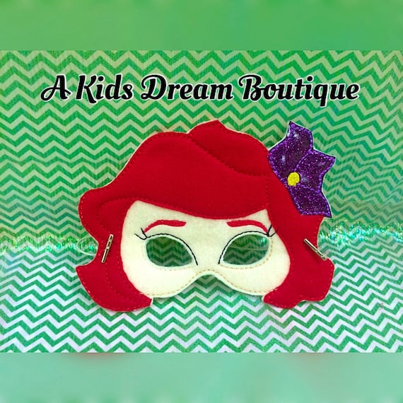 Ariel mask The Little Mermaid mask Ariel by AKidsDreamBoutique