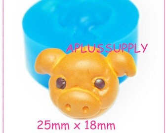 Pig silicone mold | Etsy