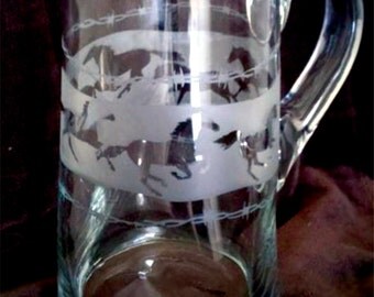 Cowboy pitcher | Etsy