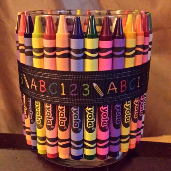 Teacher Appreciation Gift Crayon Decorations Pencil holder