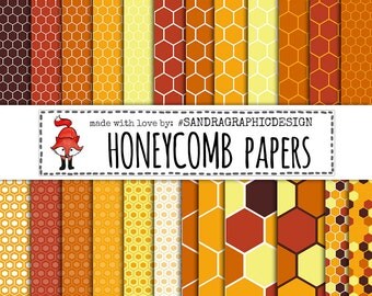 Honeycomb background | Etsy