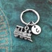 Train Keychain VERY SMALL Personalized Train by MetalSpeakToo