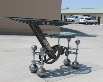 Unique steel table related items | Etsy