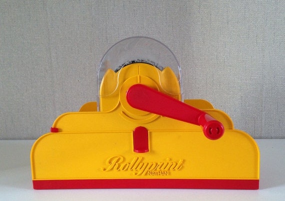 machine à imprimer vintage Rollyprint imprimante rotative