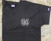 Popular items for monogrammed scrubs on Etsy