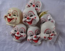 Popular items for plastic clowns on Etsy