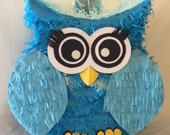 Items similar to Blue Owl Pinata on Etsy
