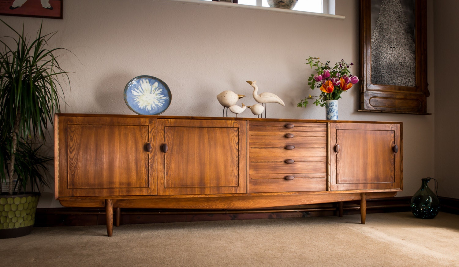 Retro vintage mid-century Scandinavian / Danish style sideboard 60’s/70 ...