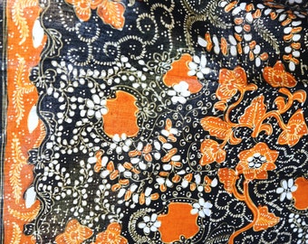 Hand painted Indonesian batik fabric batik fabric by alusIndonesia