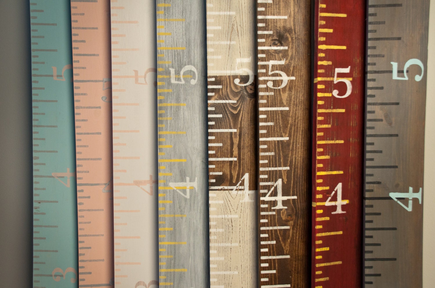 Wooden Growth Chart Rustic Nursery Decor Custom Nursery