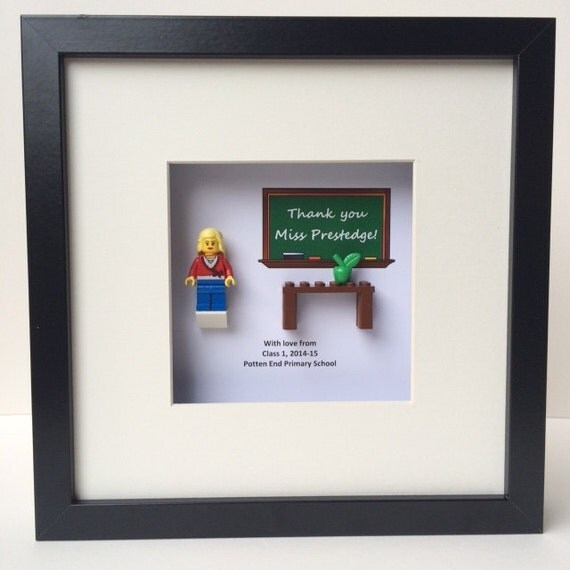 Lego® Teacher Minifigure Thank You Picture
