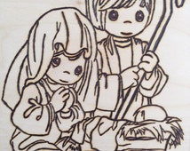Popular items for nativity art on Etsy