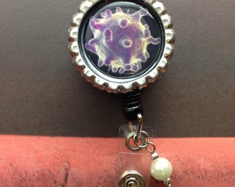 Blood Bank Keep Calm Design Badge Reel Laboratory Lab Week