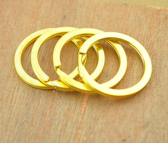 Gold Keychain Ring Clasps50pcs Wholesale Key Ring