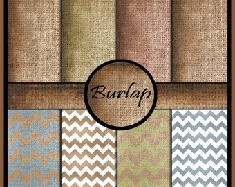 Burlap decoupage | Etsy