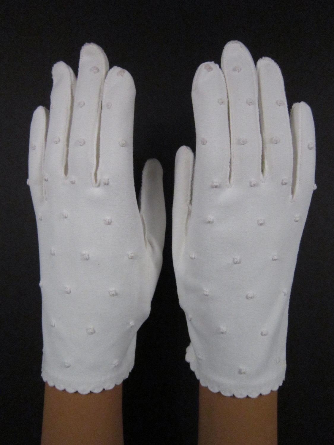 Sz6-6-1/2 – Vintage White Gloves for Prom/Dress/Wedding/Church – 8-1/2 ...