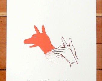 Dog hand puppet | Etsy