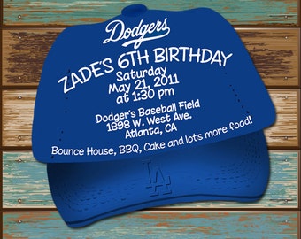 Dodgers invitations | Etsy
