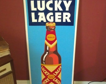 Lucky lager beer | Etsy