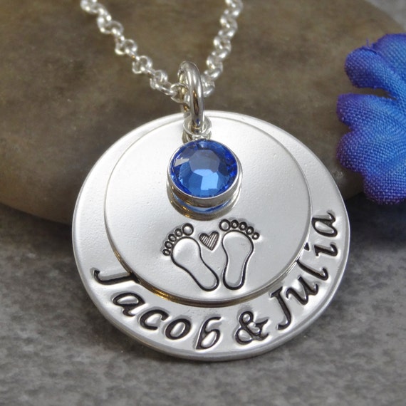 Hand Stamped Jewelry Personalized Jewelry by DesignsbyDaniella