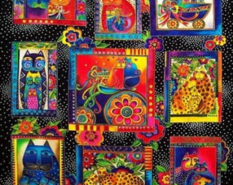 Cat fabric panel | Etsy