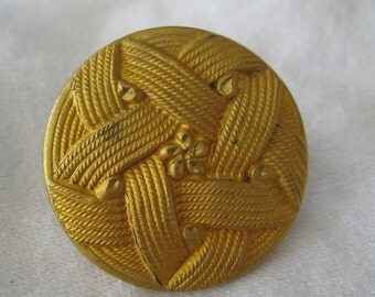 Treble gilt button | Etsy