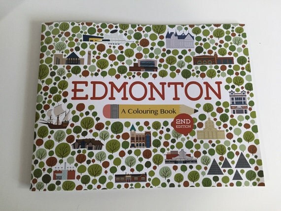 Edmonton : A colouring book by JasonBlower on Etsy