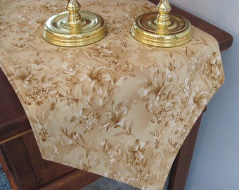 Neutral table runner | Etsy