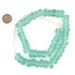 48 Recycled Java Glass Beads Translucent Sea Glass Beads
