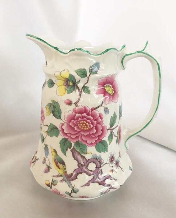 Vintage James Kent Old Foley Chinese Rose floral by TheCatzPajamas