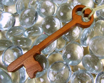 Wooden skeleton key | Etsy