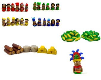 Custom Meeples and Handmade Board Game Tokens by epicycledesigns