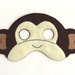 Kids Monkey Mask Monkey Costume Felt Mask Kids Face Mask