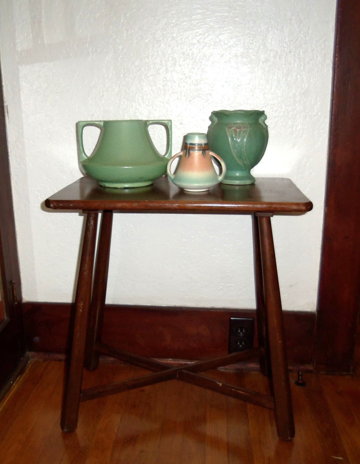 Mid Century Wood Craftsman Table – Haute Juice