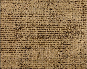 French script fabric | Etsy