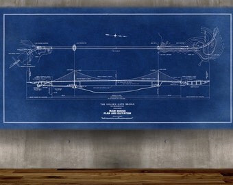 Bridge blueprint | Etsy
