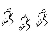 Popular items for marathon sticker on Etsy