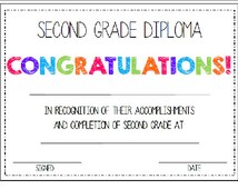 Unique 2nd grade gift related items | Etsy