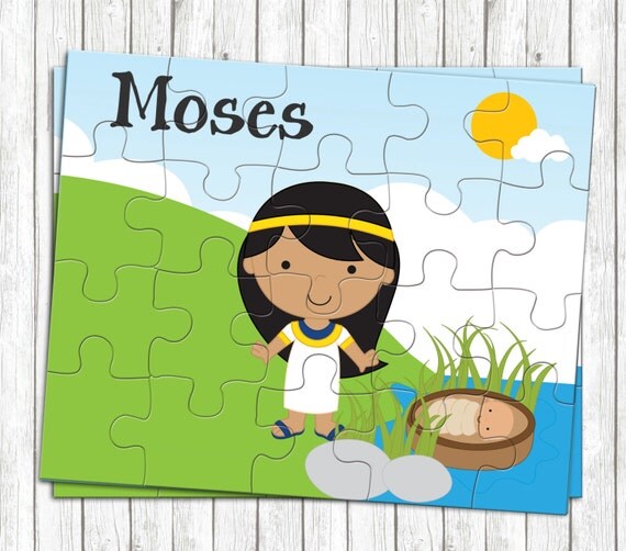 Baby Moses Puzzle Bible Puzzle Christian Gift