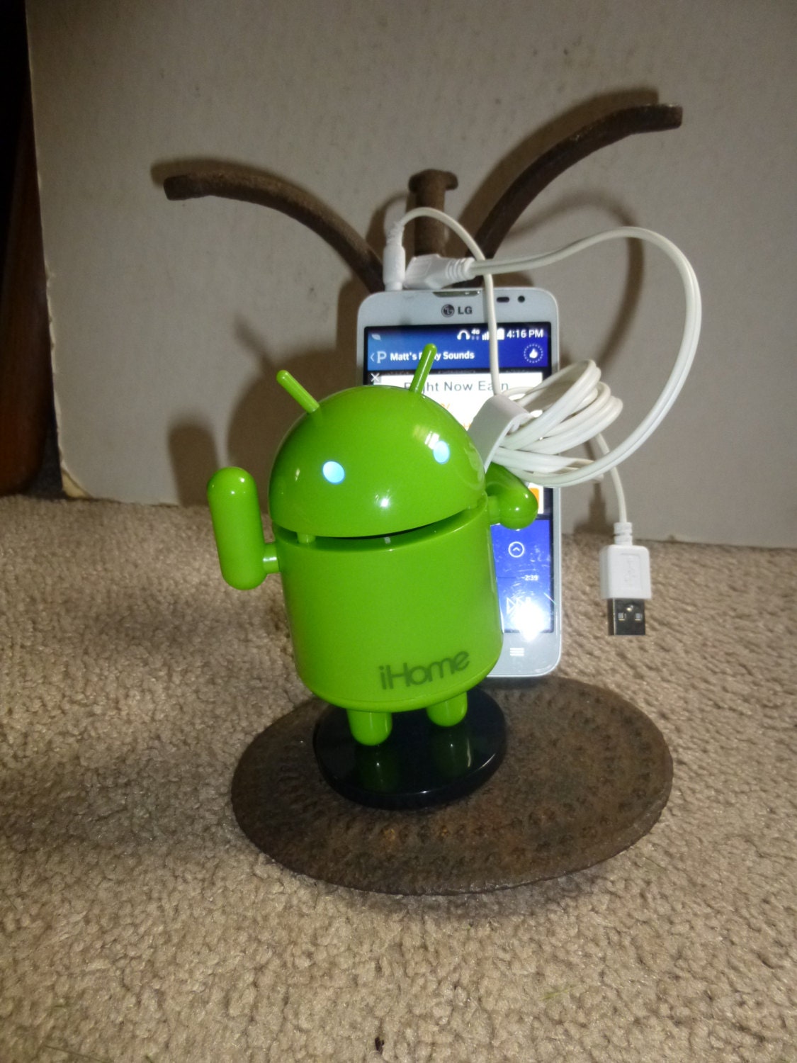 The ultimate iPhone shelf – cast iron carriage step from 1800s mounts ...