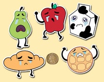 Steven Universe Crying Breakfast Friends Stickers