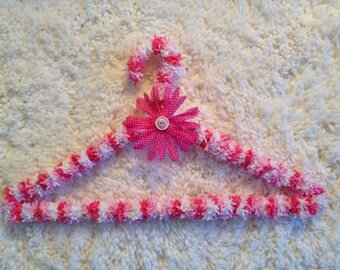 Yarn covered hanger | Etsy