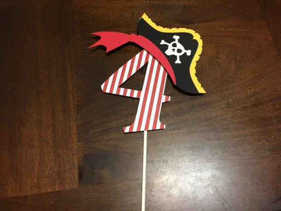 Pirate Cake Topper Pirate Birthday Party Pirate Party