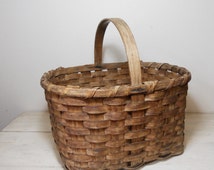 Popular items for primitive basket on Etsy
